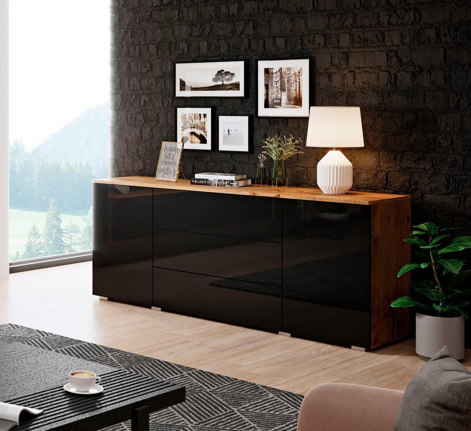 Inosign Sideboard Paris 1 St Moderne 150cm Breite Grifflose Kommode